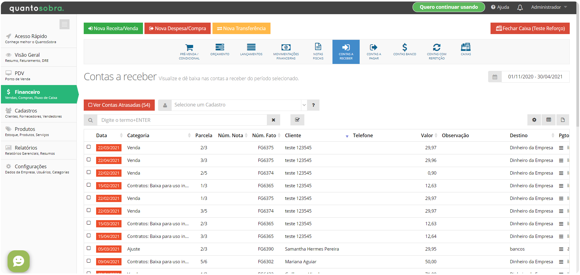 Programa para Loja de Roupas - QuantoSobra: Sistema de Gestão Online ...