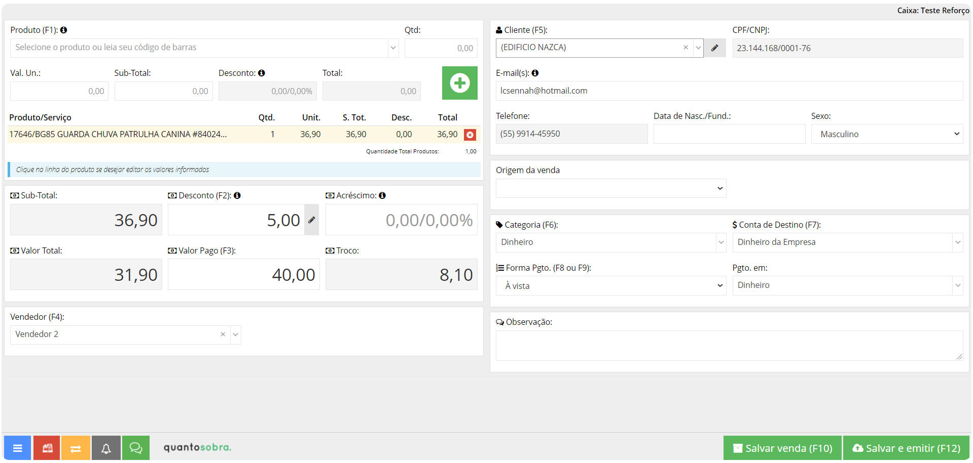 Programa para Loja de Roupas - QuantoSobra: Sistema de Gestão Online ...